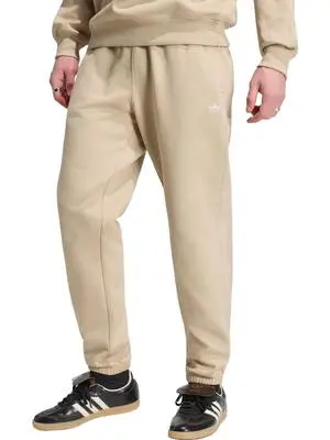 Adidas Trefoil Essentials Regular Fleece Pants - Khaki Three