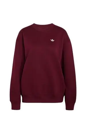 Adidas Adidas Essentials Crewneck Long Fleece Sweatshirt Maroon