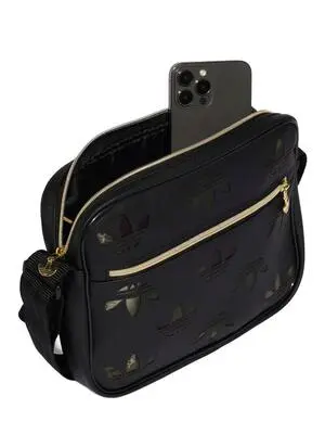 Adidas Small Airliner Monogram Shoulder Bag - Black