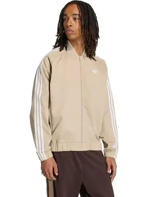 Adidas Sst Adicolor Classics Cotton Twill Tracktop - Khaki Three
