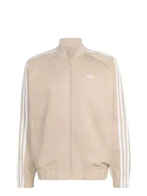 Adidas Sst Adicolor Classics Cotton Twill Tracktop - Khaki Three