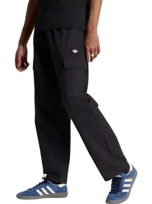 Adidas Trefoil Essentials Cargo Pants - Black