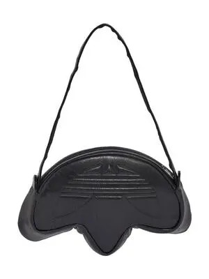 Adidas Trefoil Metallic Pu Shoulder Bag - Black