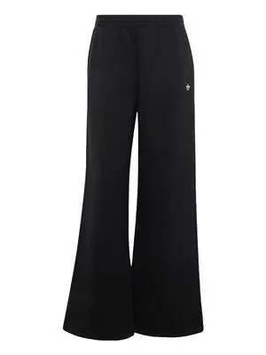 Adidas Essentials Wide Leg Fleece Pants - Black