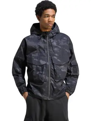 Adidas Camouflage Ripstop Jacket - Black