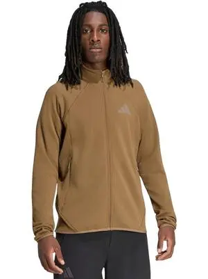 Adidas Xperior Climawarm+ Ventknit Fleece Jacket - Brown Oxide