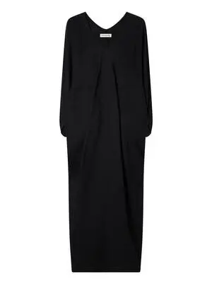 THE FRANKIE SHOP Lilia Kaftan Ponte Maxi Dress - Black