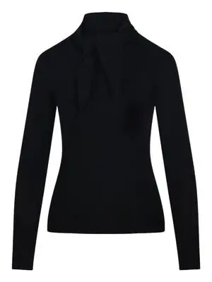 P.A.R.O.S.H P.A.R.O.S.H. Long Sleeve Tie-Neck Sweater