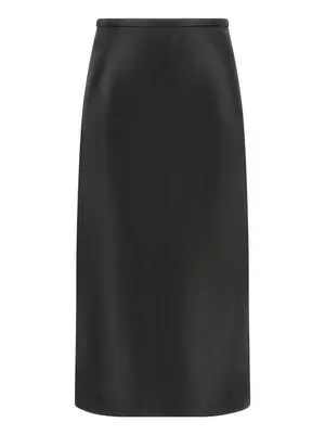 Co Slit Midi Skirt - Black