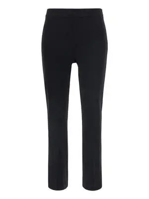 JUCCA Slim-fit Trousers With Tonal Stitching - Black