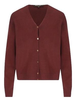 Loro Piana Long Sleeve V-neck Cardigan - Red
