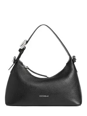 COCCINELLE Curved Strap Shoulder Bag - Black