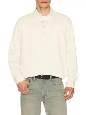 Rag & Bone Popover Shirt In Cream - Ecru