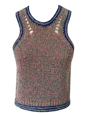 ESSIEN & EMRE Esme Knitted Tank Top - Blue
