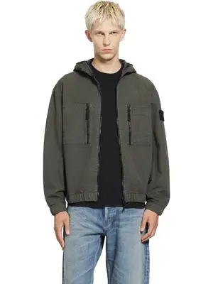 STONE ISLAND 1200011 Hooded Overshirt
