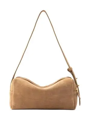 ELLEME Trousse Suede Bag - Tan