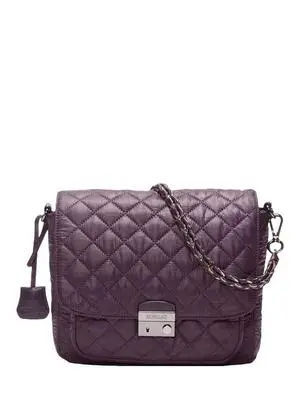 Mz Wallace Medium Crosby Lock Crossbody - Raisin