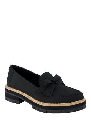 Toms Cara Bow Platform Loafer - Black