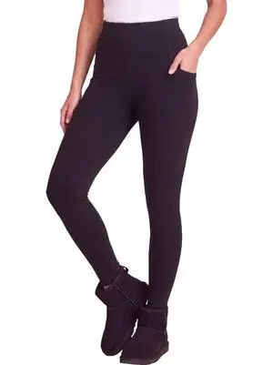 Roaman's Side Pocket Essential Legging Black