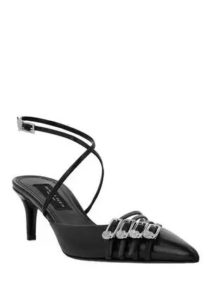 Philipp Plein Multi-strap Mid Heels - Black