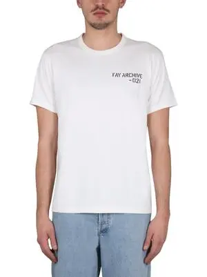 FAY T-shirt With Logo - White