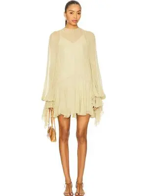 DE LA VALI Terran Mini Dress - Sand