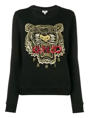 Kenzo Long-sleeved Sweater - Black