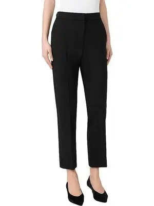 Max Mara Tailored Wool Blend Trousers - Black