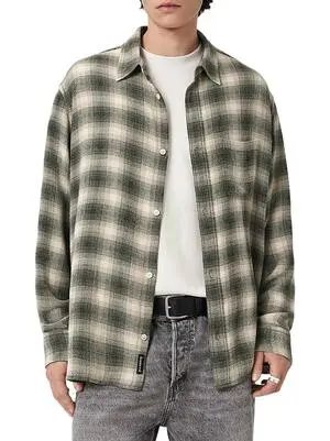 ALLSAINTS Lumley Oversized Fit Long Sleeve Shirt