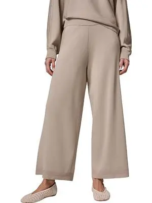Donna Karan New York Milano Stitch Wide Leg Pants - Sandstone
