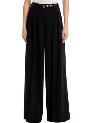 MICHAEL KORS Michael Kors Collection Shannon High Waist Wide Leg Pants