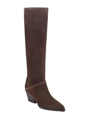 MARC FISHER LTD. Suede Boots - Dark Brown