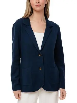 THE BURGESS COLLECTION The Milly Knit Blazer - Navy