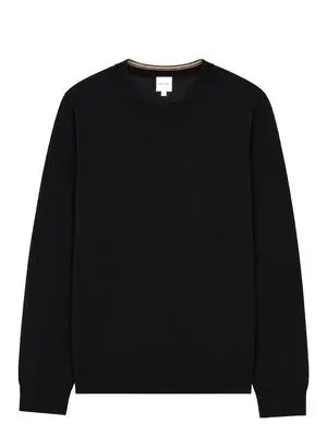 Paul Smith Maglia In Lana Merino - Black