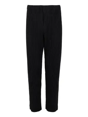 Issey Miyake Pantalone Plissettato - Black