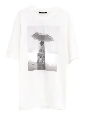 Jacquemus Printed Cotton T-shirt - White