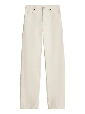 Soeur Barnabe Jeans Wide Leg Denim - Beige