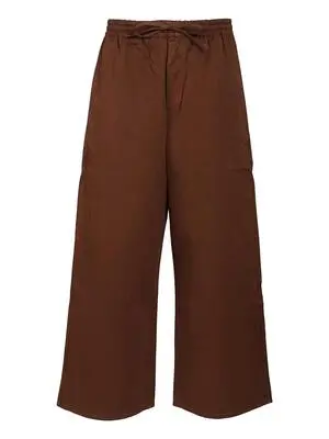 Loewe LOEWE PAULA'S IBIZA Cotton Drawstring Trousers Brown