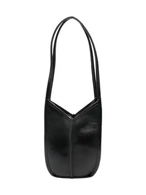 Hereu Calella Leather Bucket Bag - Black
