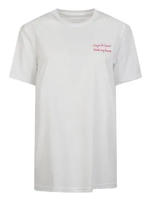 TESSABIT PRIVATE LABEL T-shirt With Slogan Print - White