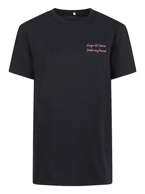 TESSABIT PRIVATE LABEL Half Sleeve T-shirt With Chest Print - Blue