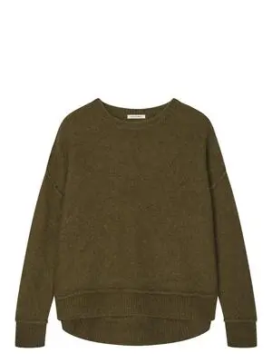 BY MALENE BIRGER By Malene Birger Biagiorms Wool-Mohair Blend Relaxed Fit Sweater Hunt