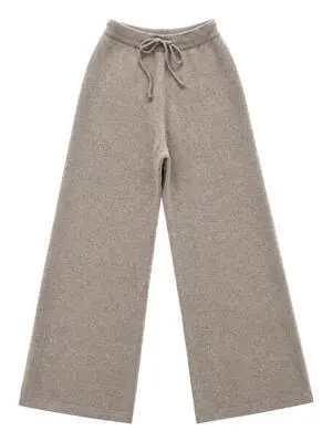 MAISON LOINTAINE Signature Taupe Heavyweight Pure Prestige Cashmere Pants - Brown
