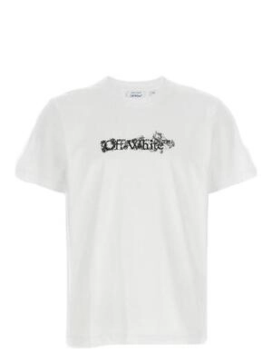 Off-White Allover Frame Slim Short Sleeve T-shirt - White