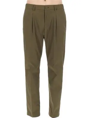 Herno Technical Soft-feel Tailored Trousers - Green