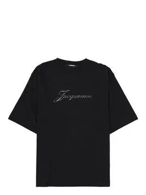 Jacquemus Logo Graphic T-shirt - Black