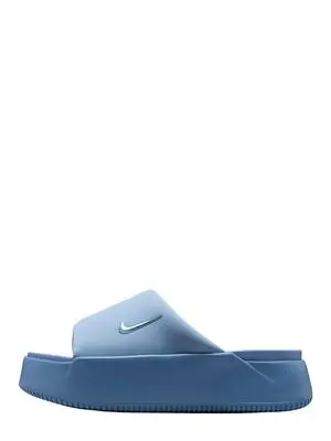 Nike Nike Calm Elevation Platform Slides Work Blue