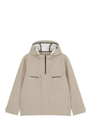 NEW BALANCE Windbreaker Jacket - Beige/black
