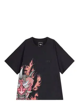 Adidas X Y-3 Graphic T-shirt Asia Sizing - Black