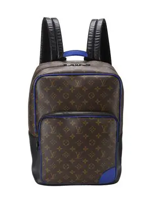 LOUIS VUITTON Monogram Canvas Macassar Dean Backpack - Blue